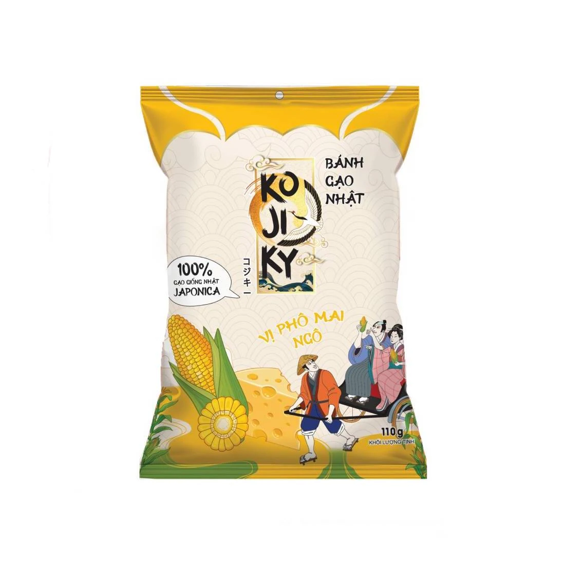 Kojiky Rice Crackers – Seaweed Flavor - Bánh gạo Keki