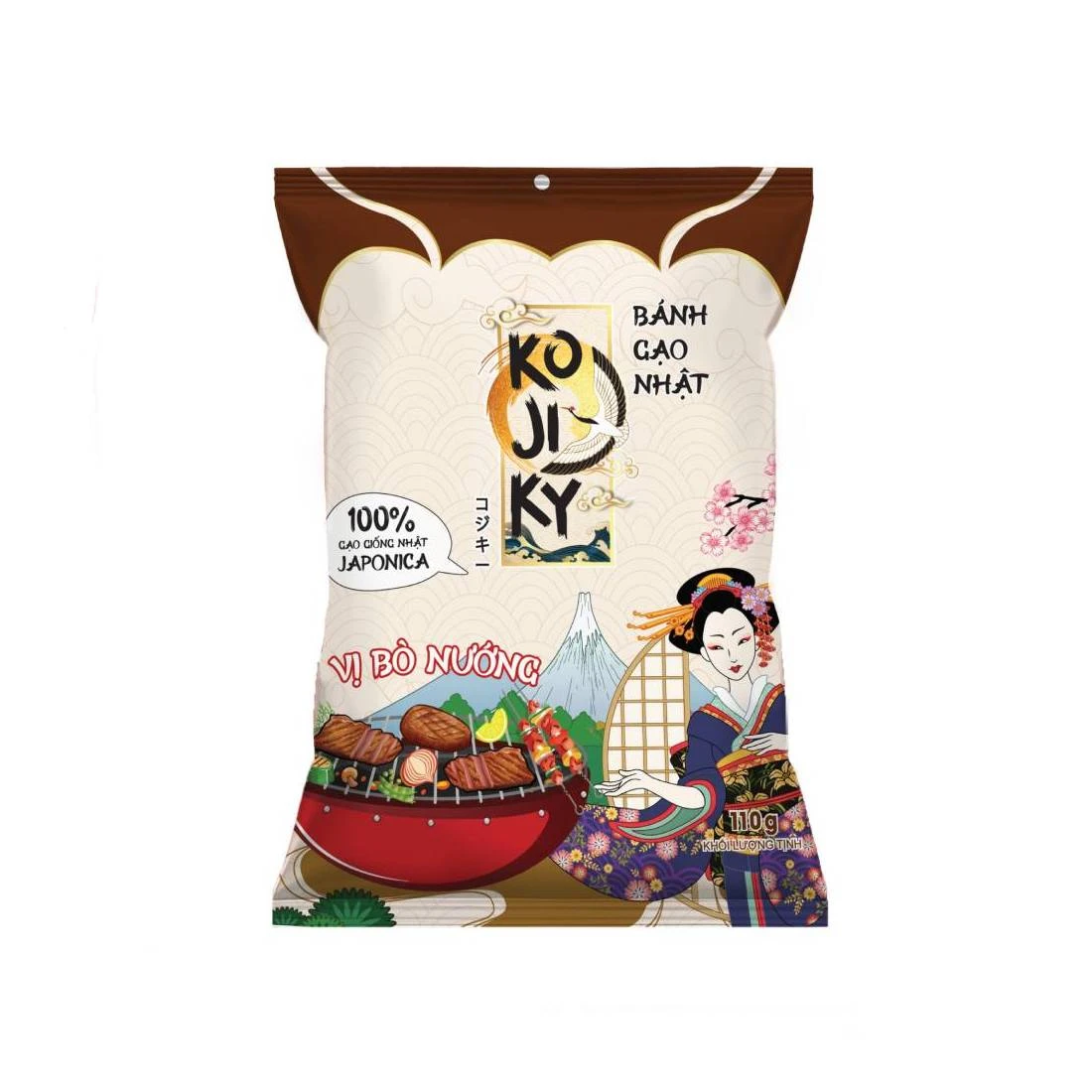 Kojiky Rice Crackers – Pate Flavor - Bánh gạo Keki