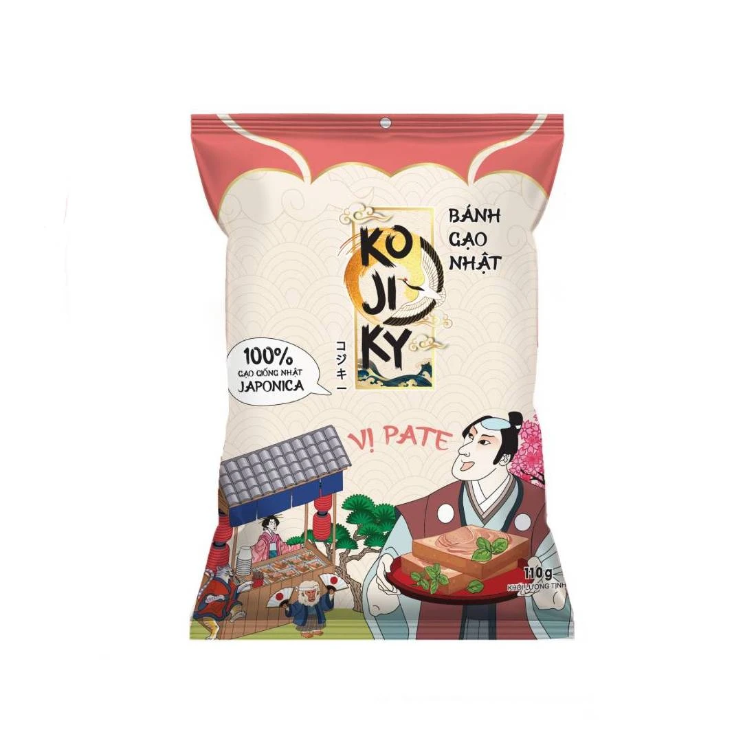 Kojiky Rice Crackers – Tom Yum Hot Pot Flavor - Bánh gạo Keki